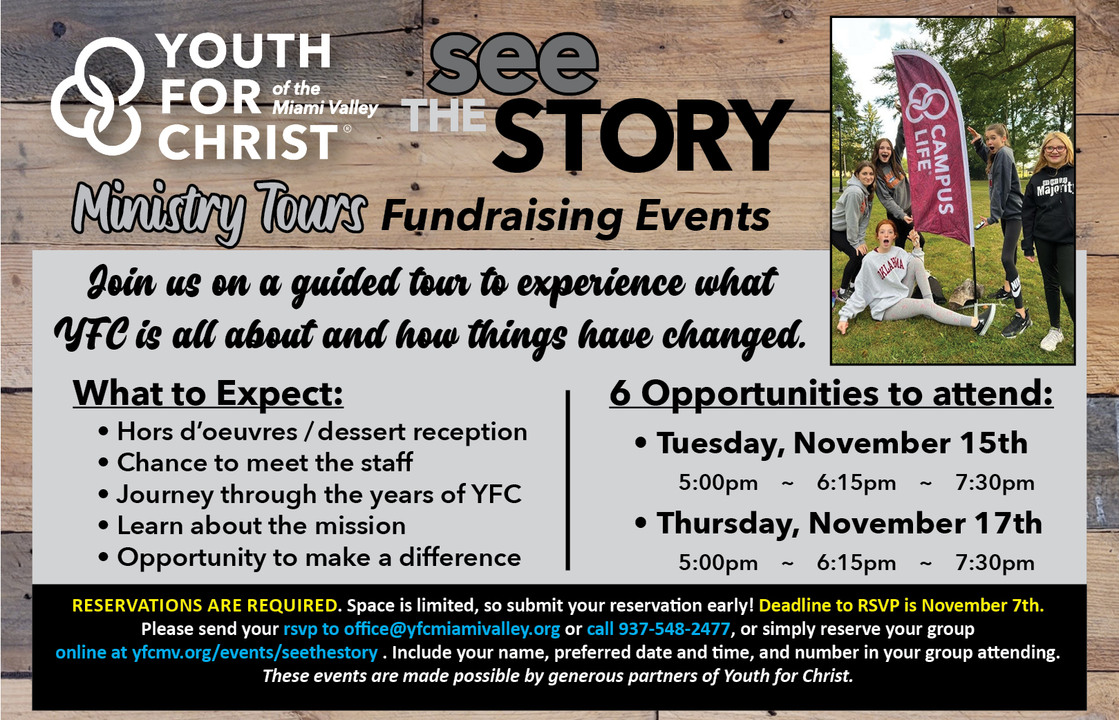 Youth for Christ Invites you to the See the Story Ministry Tours - YFC ...